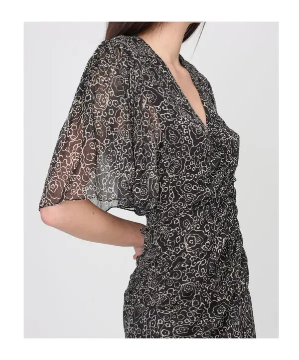 Isabel Marant Étoile Short Sleeve V-neck Dress