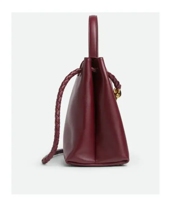 Bottega Veneta Braided Drawstring Shoulder Bag - Red