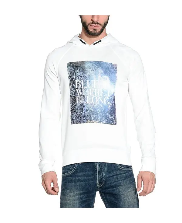 Emporio Armani Printed Sweater - White