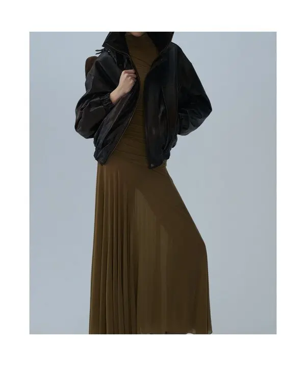 Magda Butrym High-neck Maxi Dress