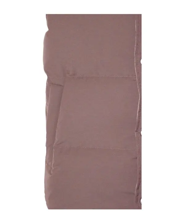 Eleventy Hooded Padded Vest - Brown