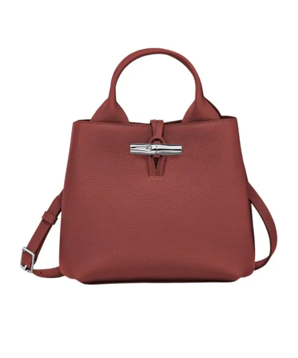 Longchamp Le Roseau S Top Handle Bag - Red