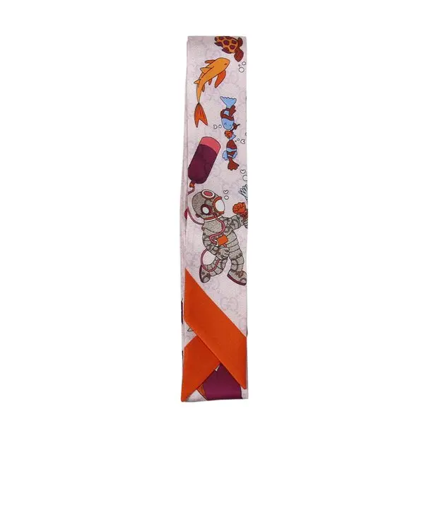 Gucci Printed Ribbon