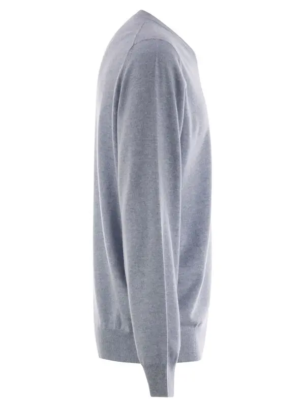 Brunello Cucinelli Crewneck Knitted Jumper - Gray