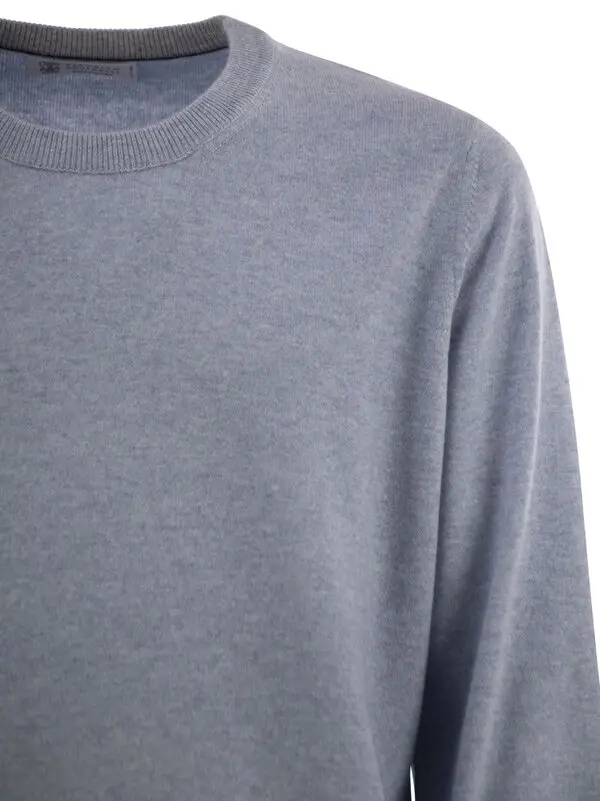 Brunello Cucinelli Crewneck Knitted Jumper - Gray
