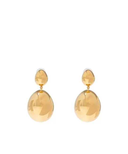Isabel Marant Étoile Logo Clip-on Earrings - Yellow