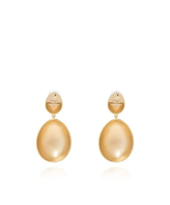 Isabel Marant Étoile Logo Clip-on Earrings