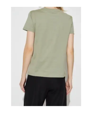 Max Mara Papaia Embroidered Logo Crewneck T-shirt - Green