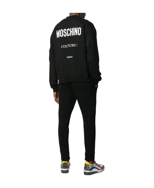 Moschino Detail Zip-up Bomber Jacket