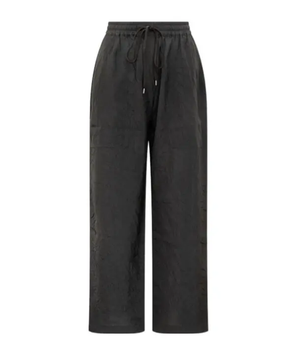 Studio Nicholson Drawstring Straight-leg Trousers - Black
