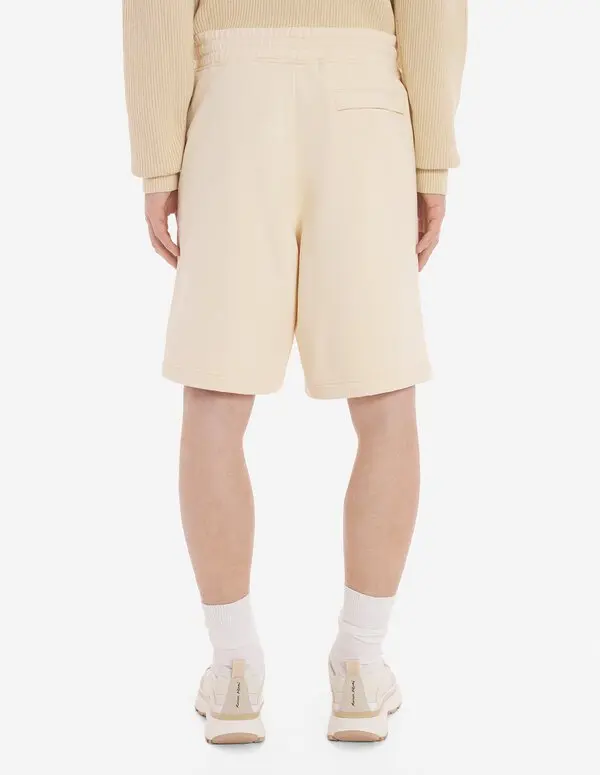Maison Kitsuné Bold Fox Head Patch Oversize Jog Shorts - Nude