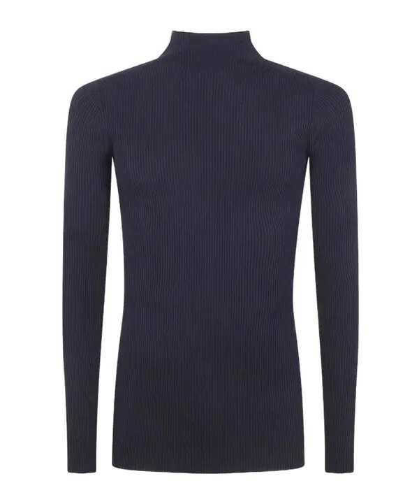 Rick Owens Ribbed High-neck Sweater - Black