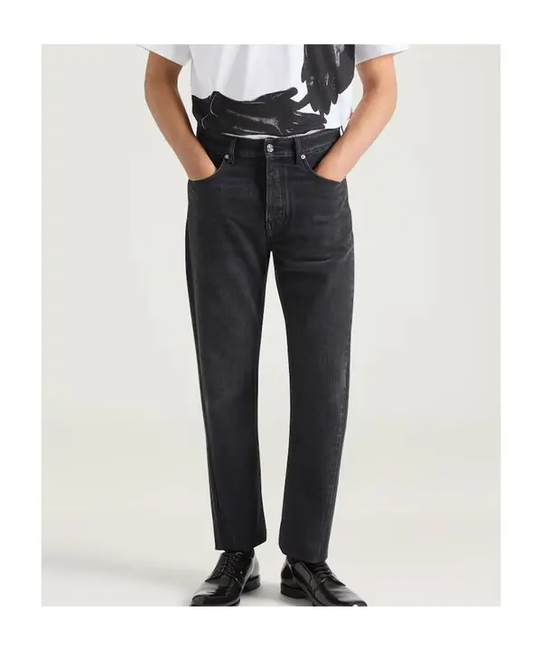 Givenchy Logo-patch Denim Jeans - Black