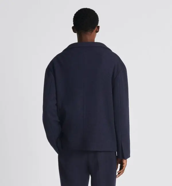 Dior Off-the-shoulder Jacket With Angled Lapels