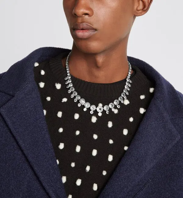 Dior Off-the-shoulder Jacket With Angled Lapels