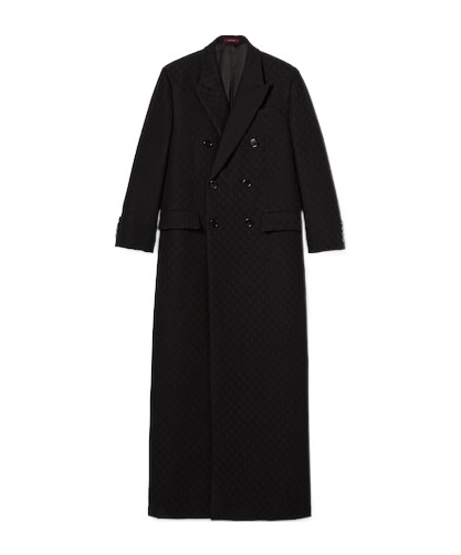 Gucci Gg Crêpe Double-breasted Coat