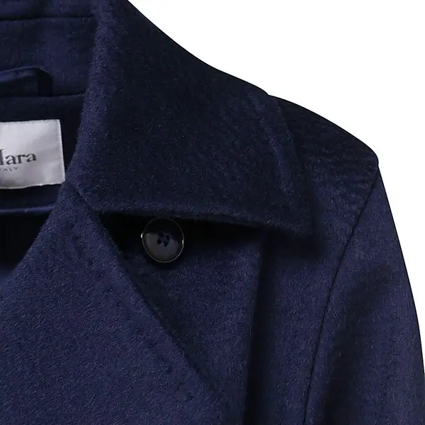 Max Mara Manuela Iconic Coat - Dark Blue