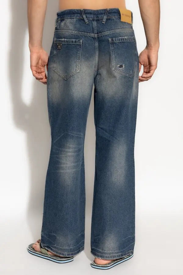 MISBHV Faded Distressed Denim Trousers