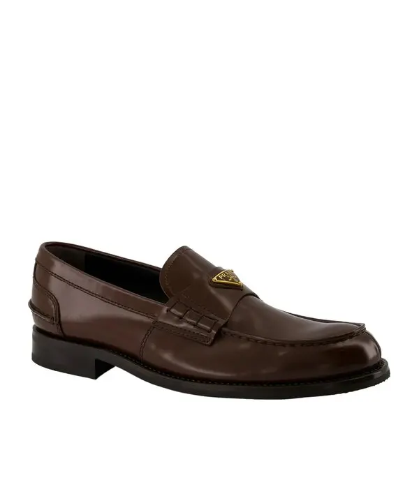 Prada Slip-on Suede Loafers