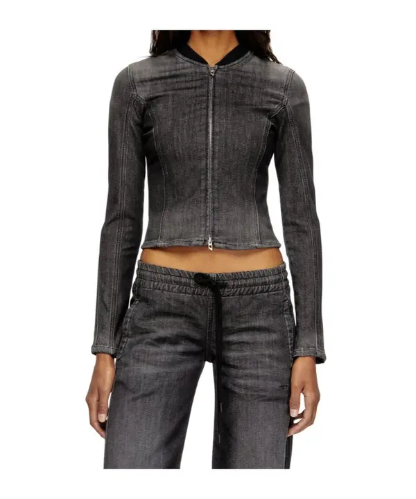 DIESEL® De-gary-d Zip-front Cropped Jacket