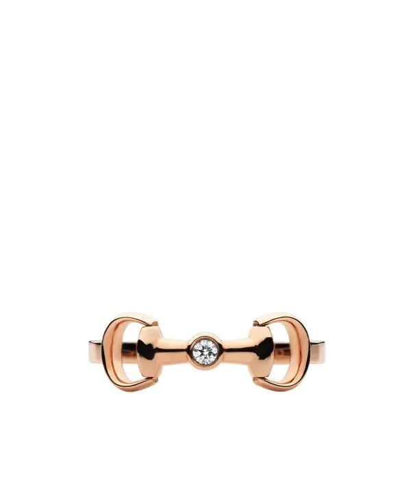Gucci Horsebit Diamond Ring - Yellow