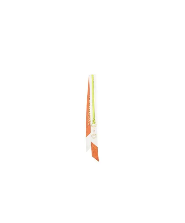 Gucci Printed Silk Twill Ribbon - Off-white And Red