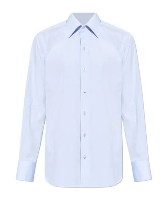 TOM FORD Buttoned Shirt - Blue