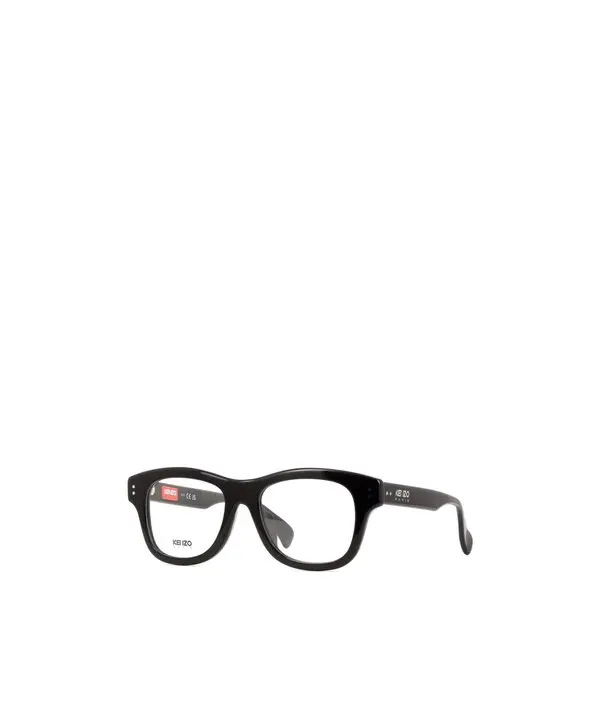 Kenzo Square Logo Eyeglasses - Black