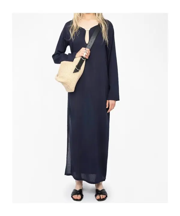 Zadig&Voltaire V-neck Maxi Dress With Slits