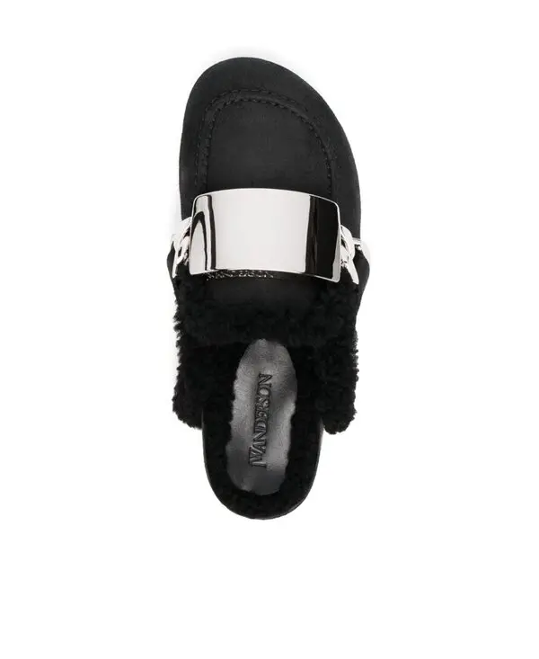 J.W.ANDERSON Open-heeled Mules With Chain Detailing