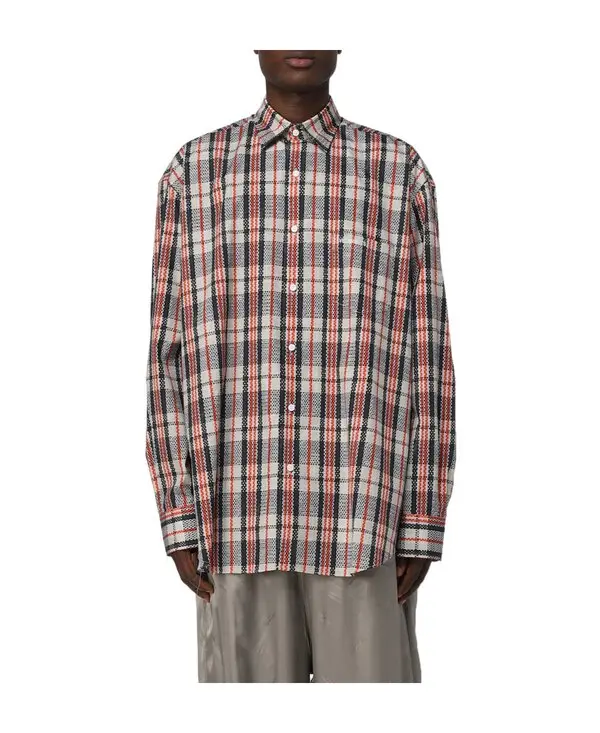 Vetements Plaid Long-sleeved Shirt