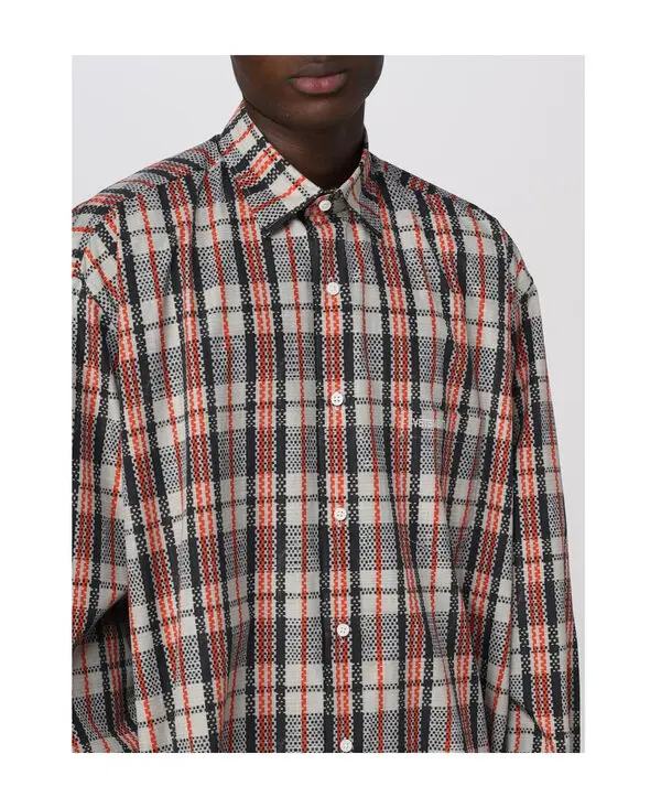 Vetements Plaid Long-sleeved Shirt
