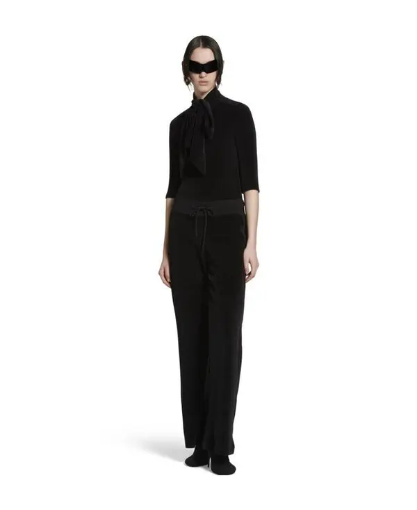 Balenciaga Fitted Top With Scarf Collar