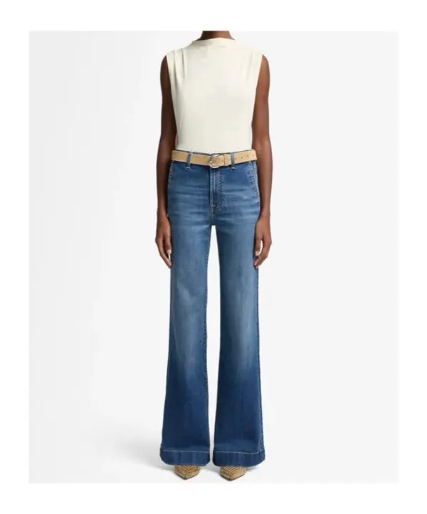 7 For All Mankind Dojo High-waisted Flared Jeans