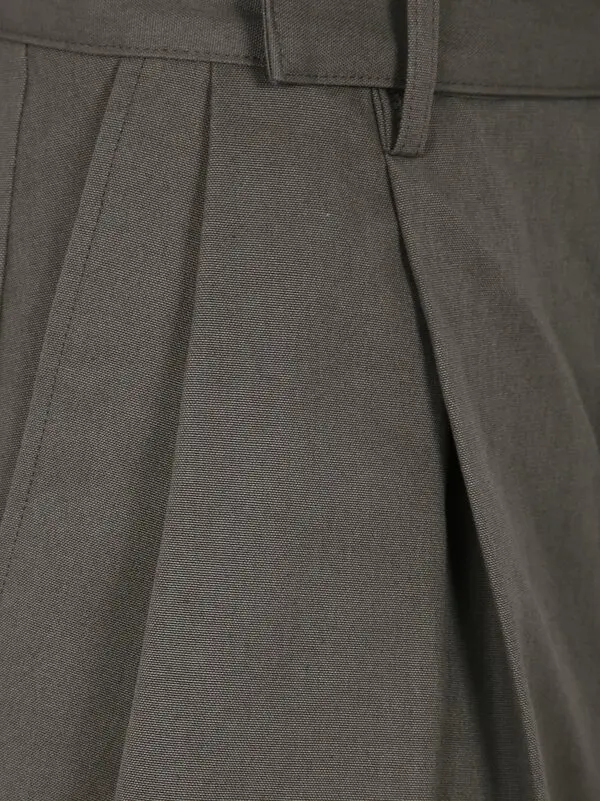 Yohji Yamamoto Pleated Shorts - Khaki