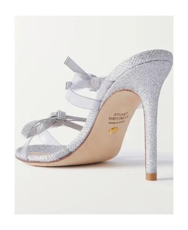 STUART WEITZMAN Embellished Stiletto Sandals