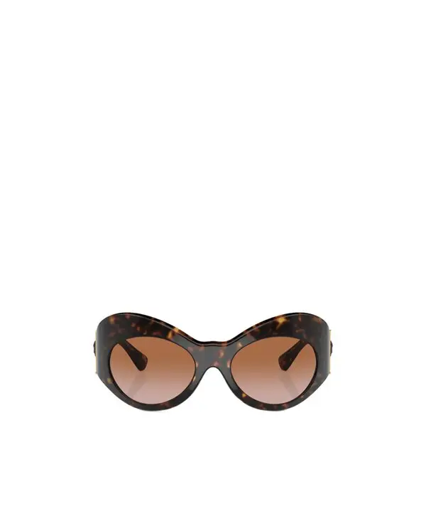 Versace Irregular Frame Sunglasses - Black