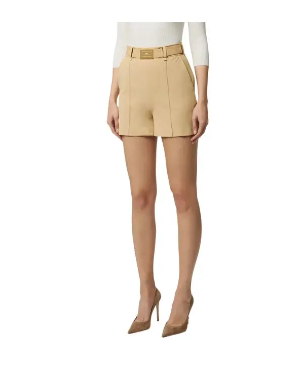 Elisabetta Franchi Belted Shorts