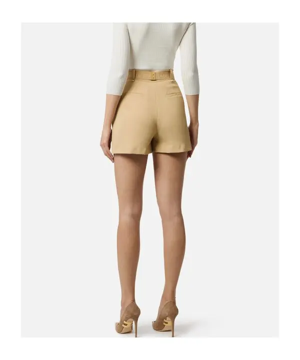 Elisabetta Franchi Belted Shorts