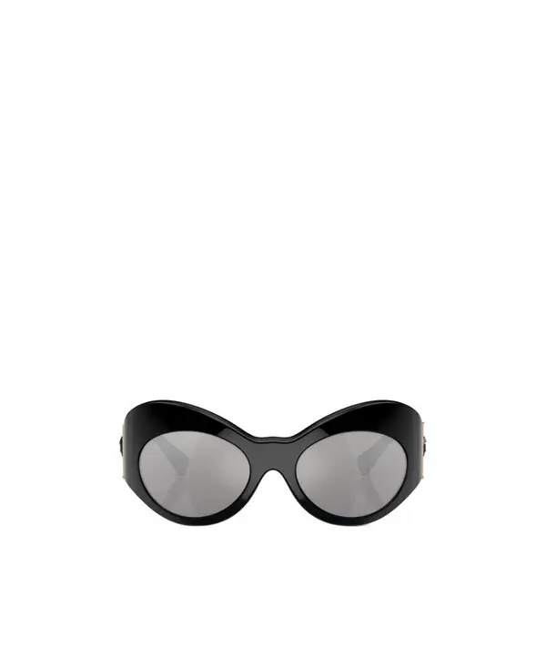 Versace Oval Shield-frame Sunglasses
