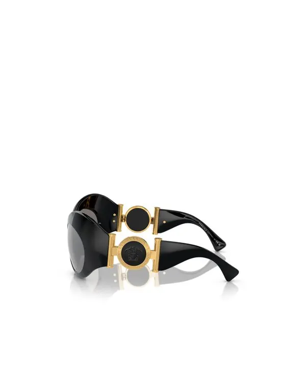 Versace Oval Shield-frame Sunglasses
