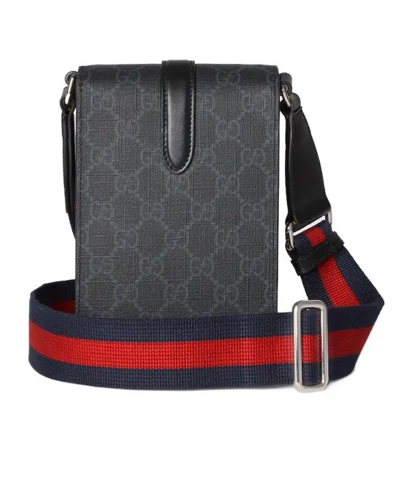 Gucci Monogrammed Buckle Detailed Clutch Bag
