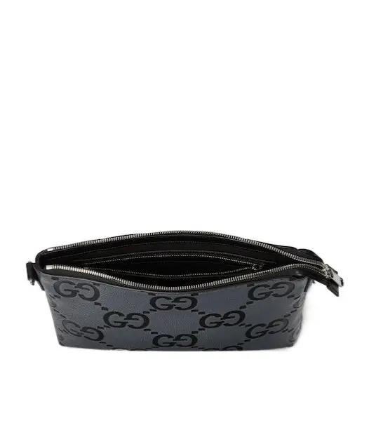 Gucci Jumbo Gg Messenger Bag - Black