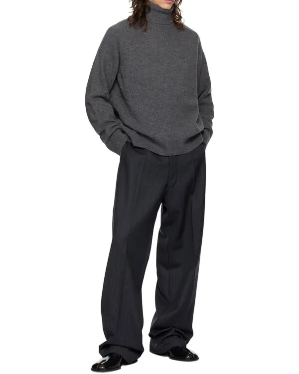 MAISON MARGIELA Roll Neck Knitted Jumper - Black
