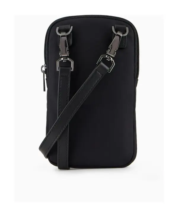 Emporio Armani Logo-plaque Zipped Phone Holder