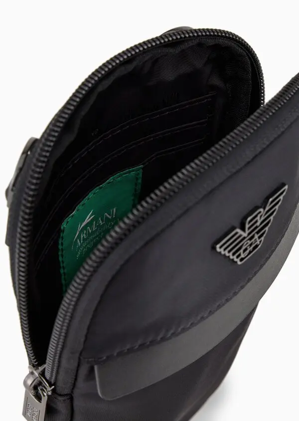 Emporio Armani Logo-plaque Zipped Phone Holder