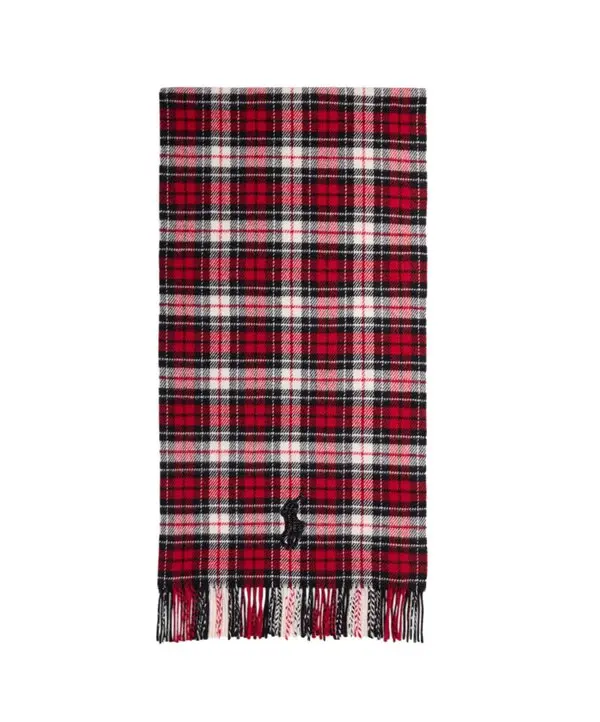 Ralph Lauren Polo Checked Fringed-edge Scarf