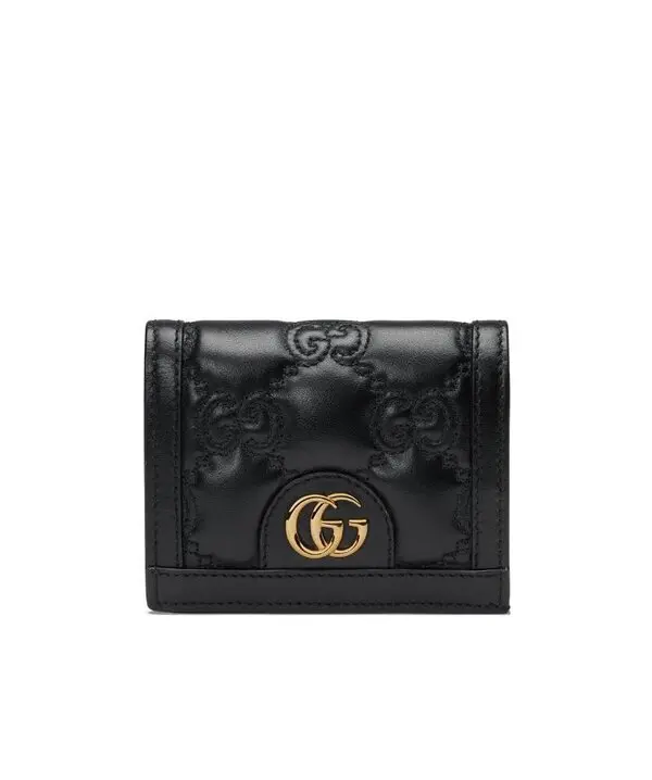 Gucci Logo Plaque Bifold Wallet - Black