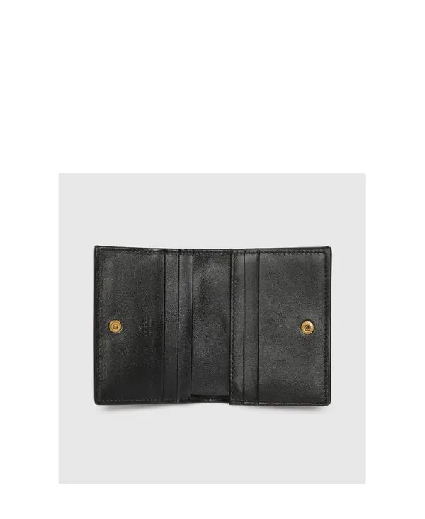 Gucci Logo Plaque Bifold Wallet - Black