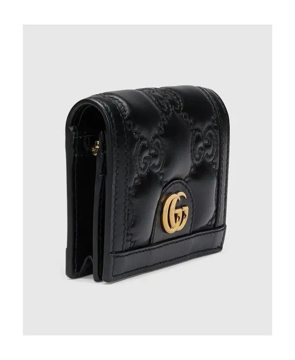 Gucci Logo Plaque Bifold Wallet - Black